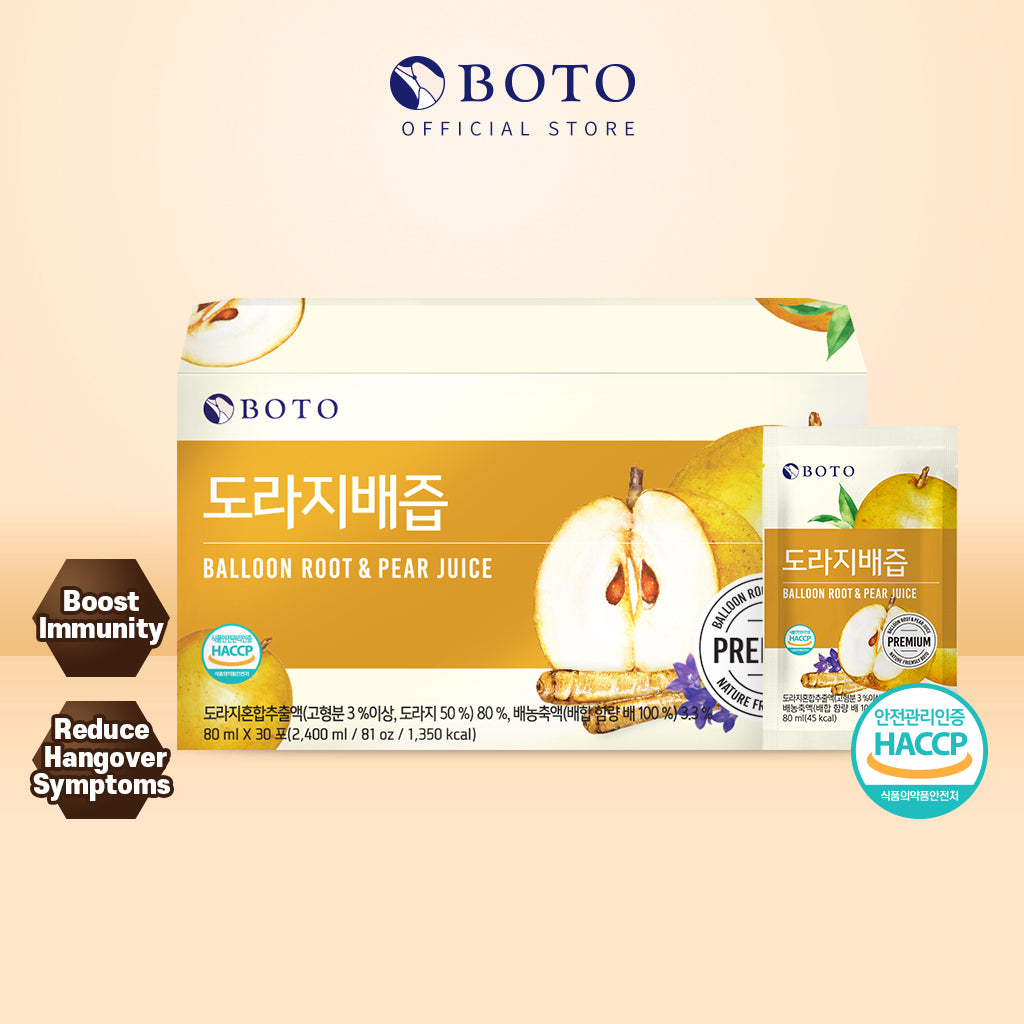 Pear & Bellflower Root Juice [80ml x 30 packets] – BOTO GLOBAL