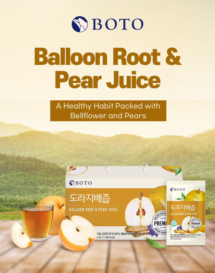 Pear & Bellflower Root Juice [80ml x 30 packets] – BOTO GLOBAL